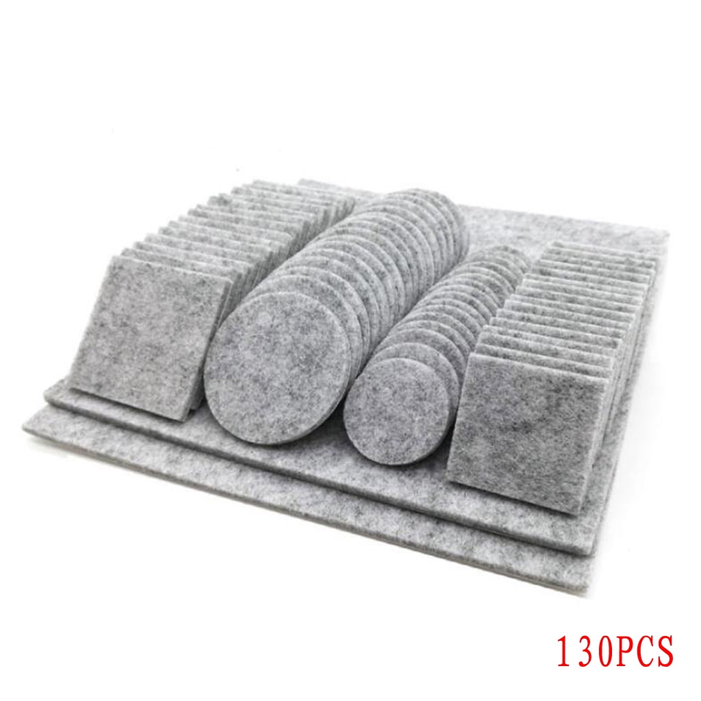 CIYISON Felt Pads 80/130pcs Round Square Heavy Duty Self Stick Pad ...