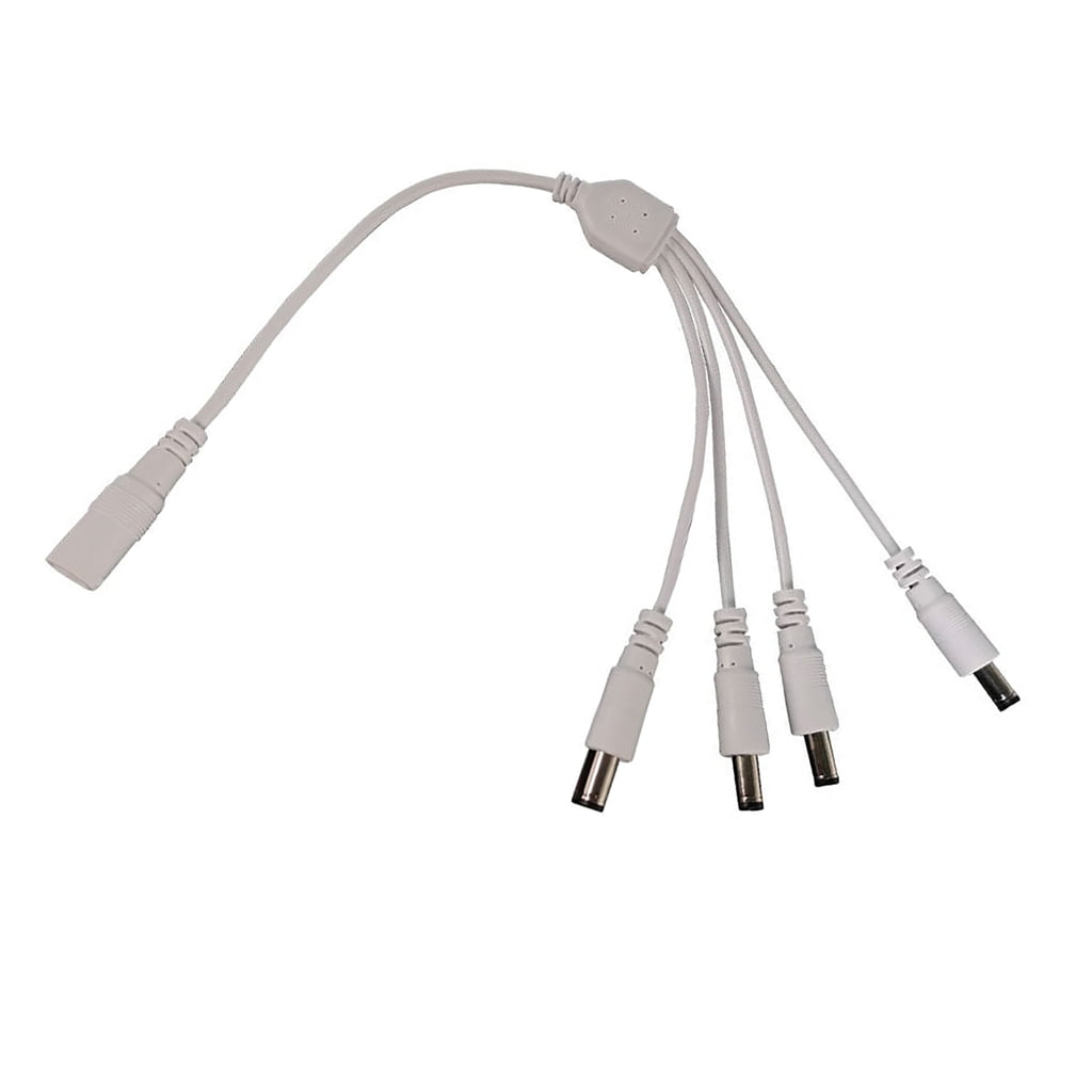CIYISON Flexible DC5.5mmx2.1mm Y Splitter Cable for LED,CCTV Camera,Car ...