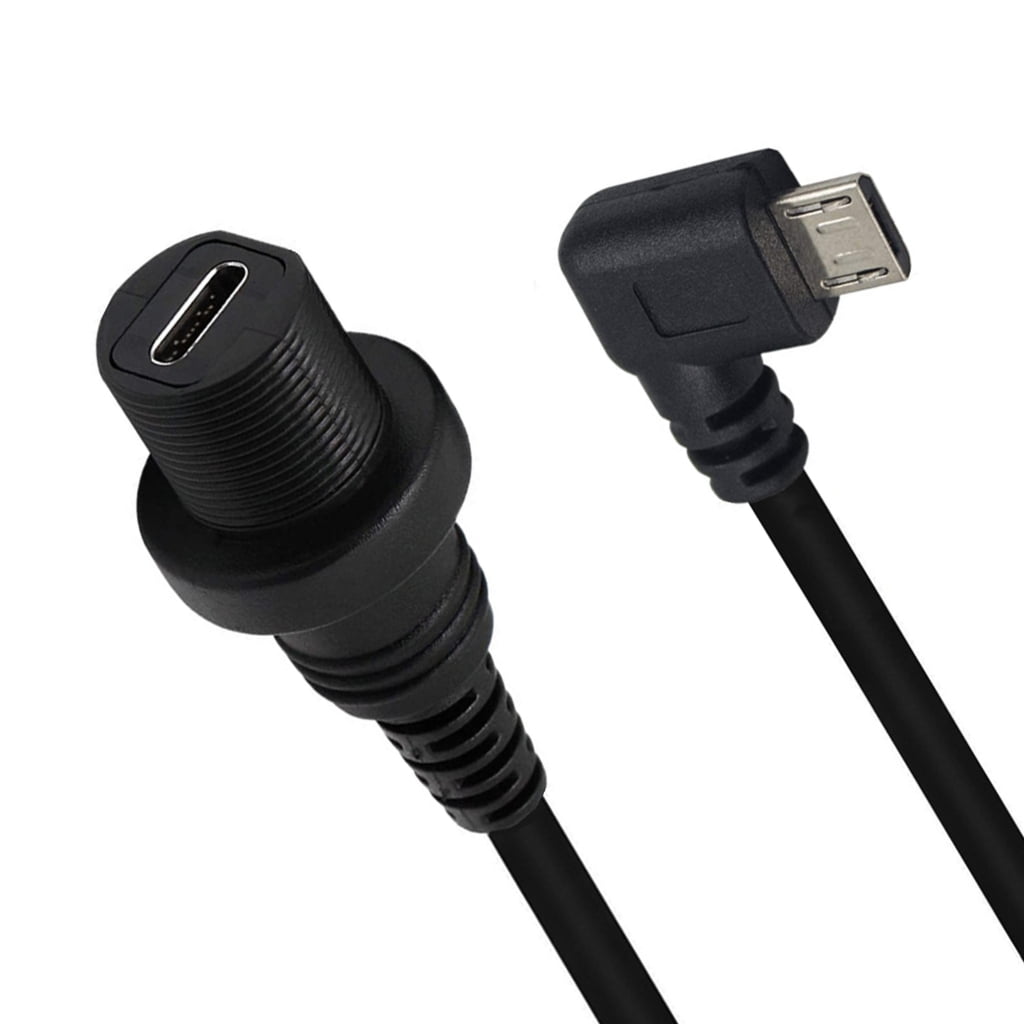 CIYISON Flexible Panel Mount USB 3.1 Type C to 5Pin Cable for Charging ...