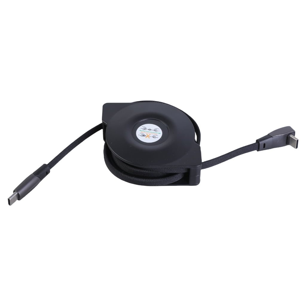 CIYISON Flexible Type C PD65W Retractable Cable With 90 Degree Elbow ...