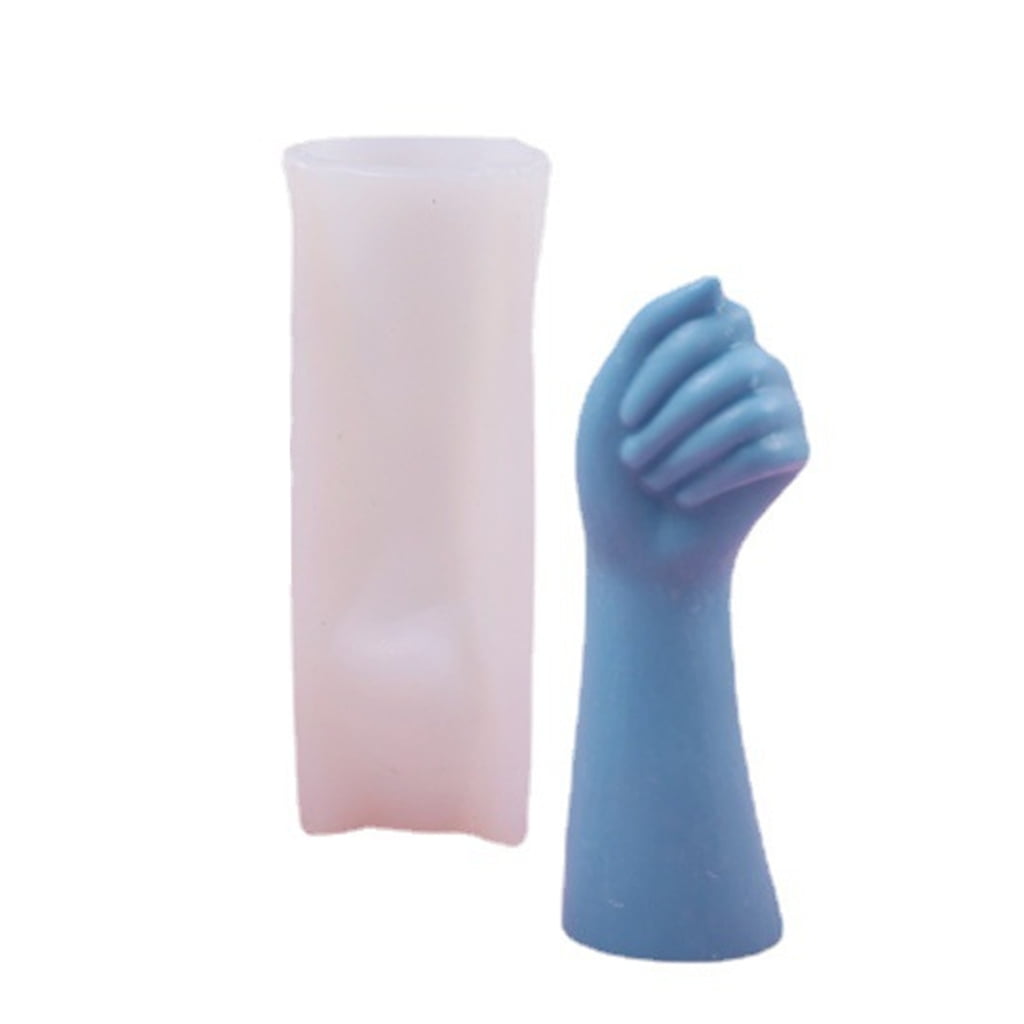 CIYISON Flower Vase Silicone Candle Mold Human Gesture Scented Candle ...
