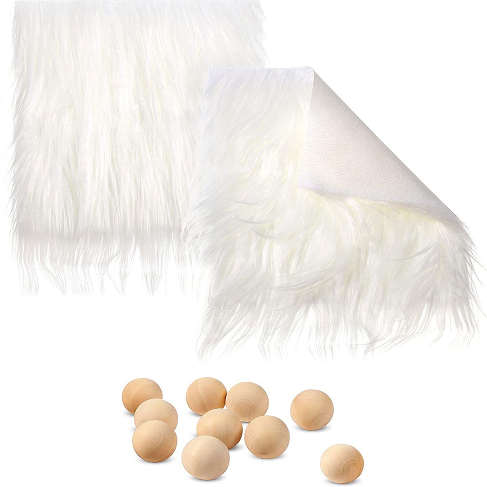 CIYISON Fluffy Fuzzy Craft Fur for Gnomes Beard Hair Cosplay Costume ...