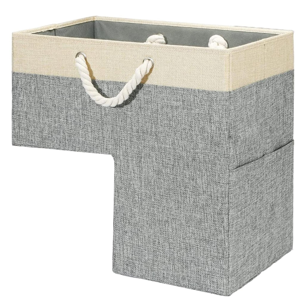 CIYISON Foldable Stair Basket Portable Cotton Rope Handle Fabric ...