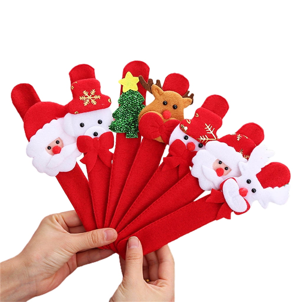 CIYISON Fun and Festive Circle Handbands Christmas Clapper Wrist ...