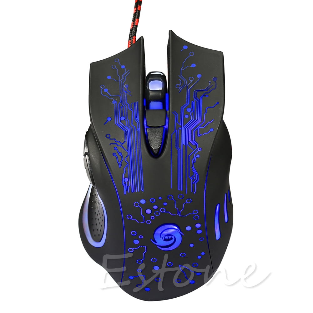 CIYISON Gaming Mouse 6 Button 3200DPI LED Optical USB Computer Game ...