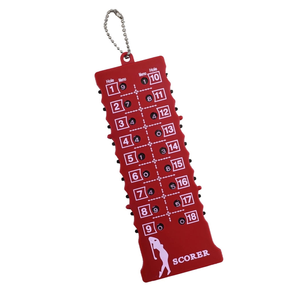 CIYISON Golf Score Counter Golf Strokes Counter Keychain 18 Hole Golf ...