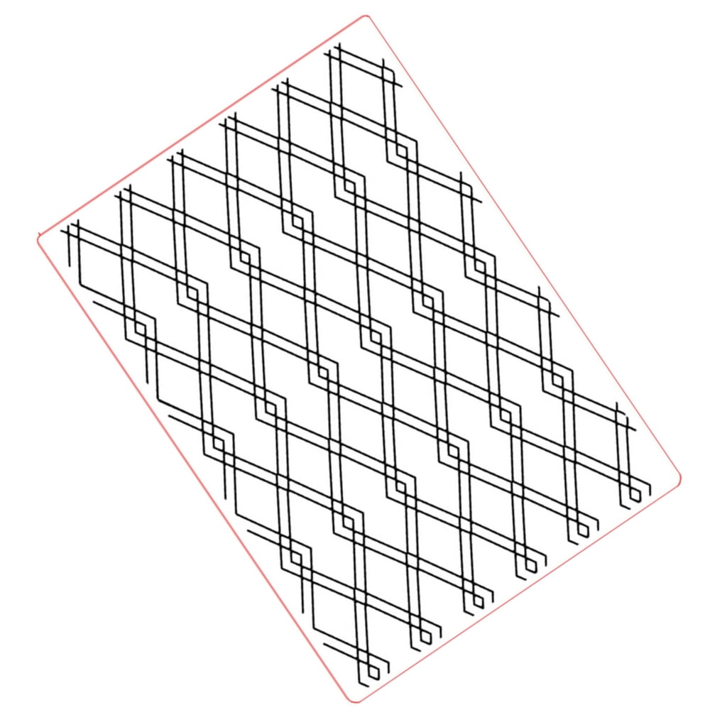 CIYISON Grid Background Embossing Folder For DIY Project Plastic ...