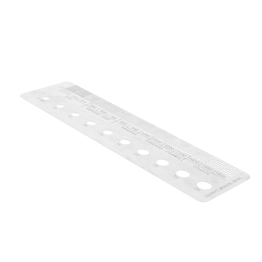 CIYISON Grind Size Reference Card Stainless Steel Coffee Grind Measure ...