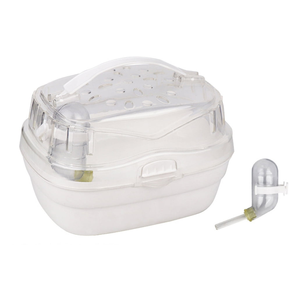 CIYISON Guinea-Pig Travel Cage Hamster-Carriers with Water Bottle Small ...