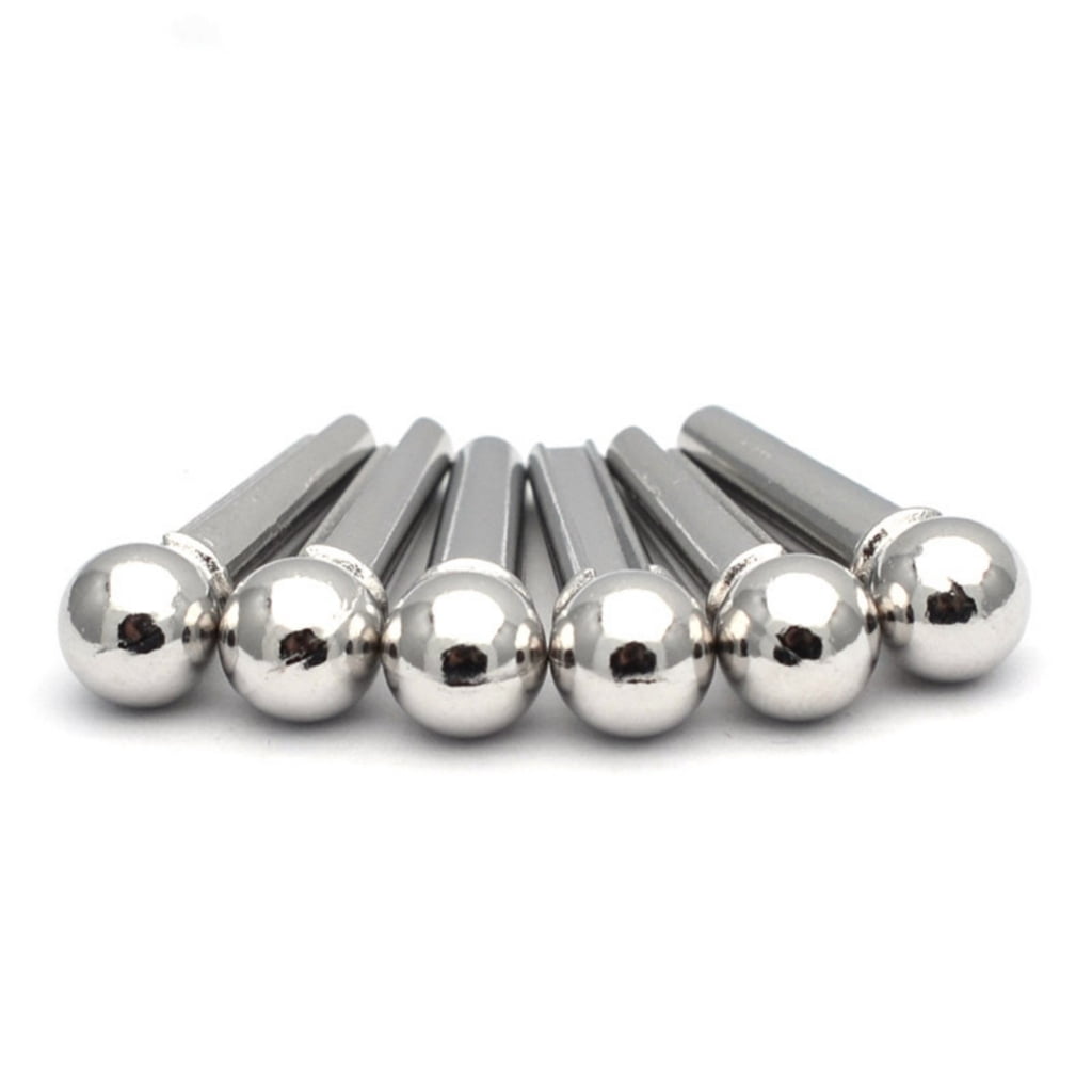 CIYISON Guitar End Pin Set Metal Acoustic Guitar Bridge Pins Pegs for ...