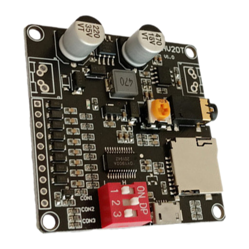 CIYISON HV20T Voice Playback Module Board MP3 Music Player 10W 20W 12V ...