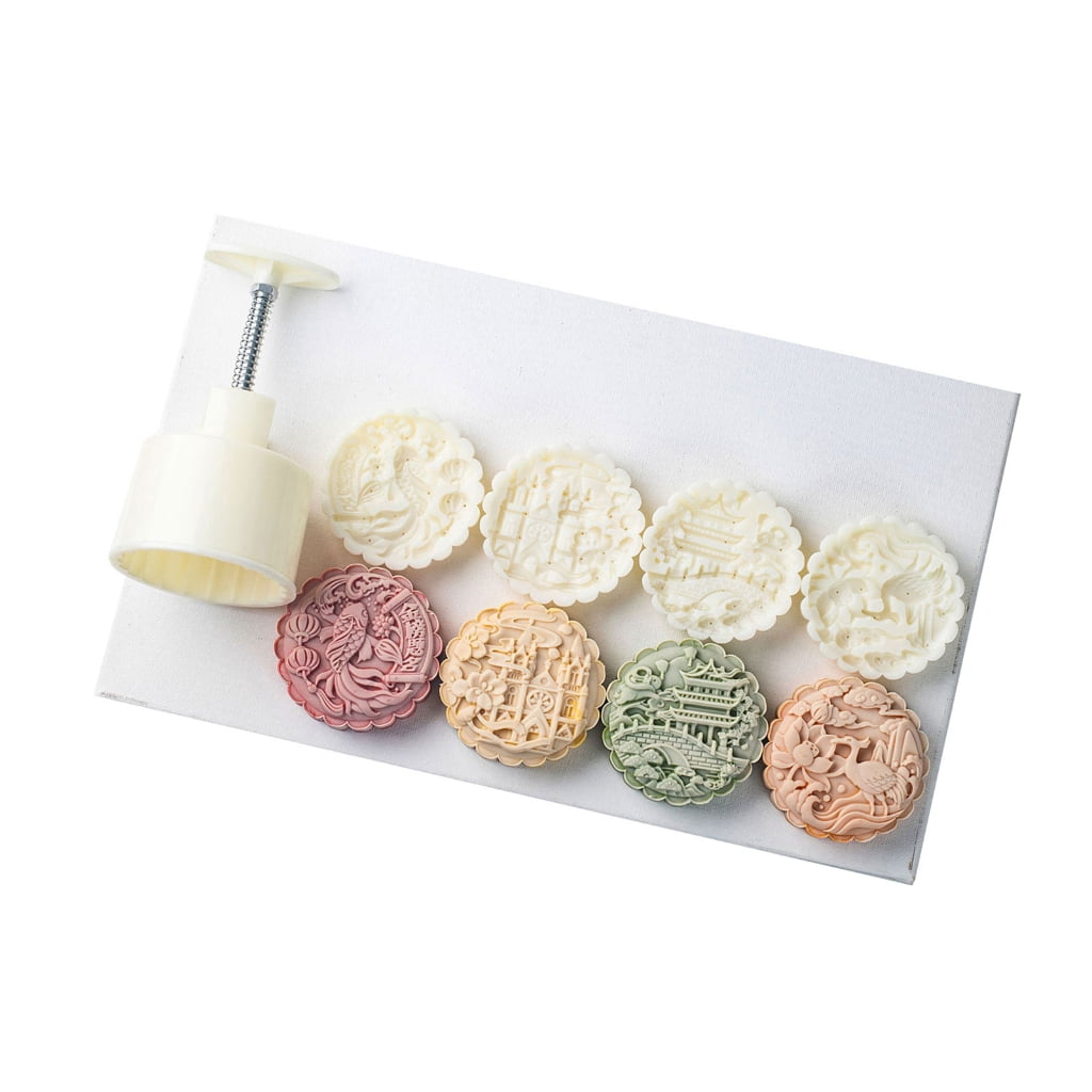 CIYISON Hand Pressure Pastry Molds Plastic Baking Tool for Fondant and ...