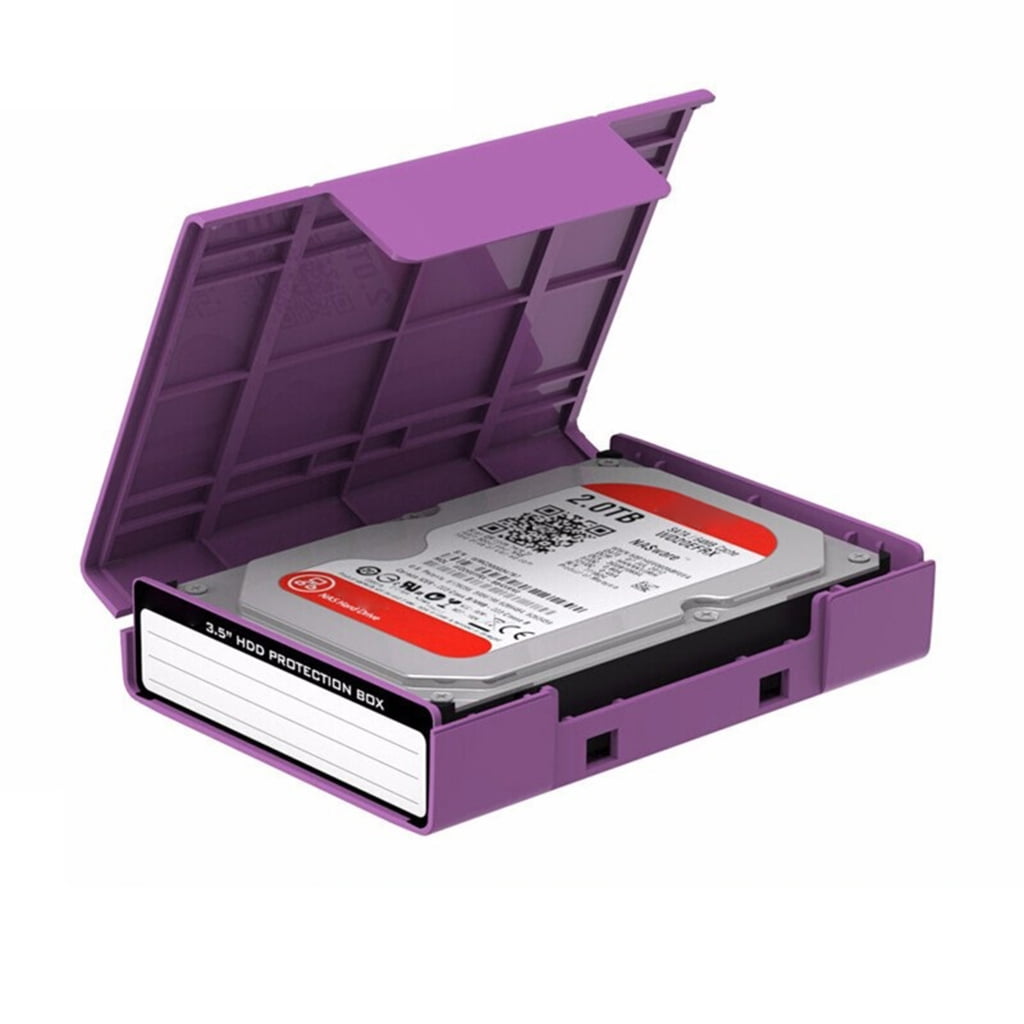 CIYISON Hard Drive Carrying Case For 3.5Inch Hard Disk Inside Foam ...