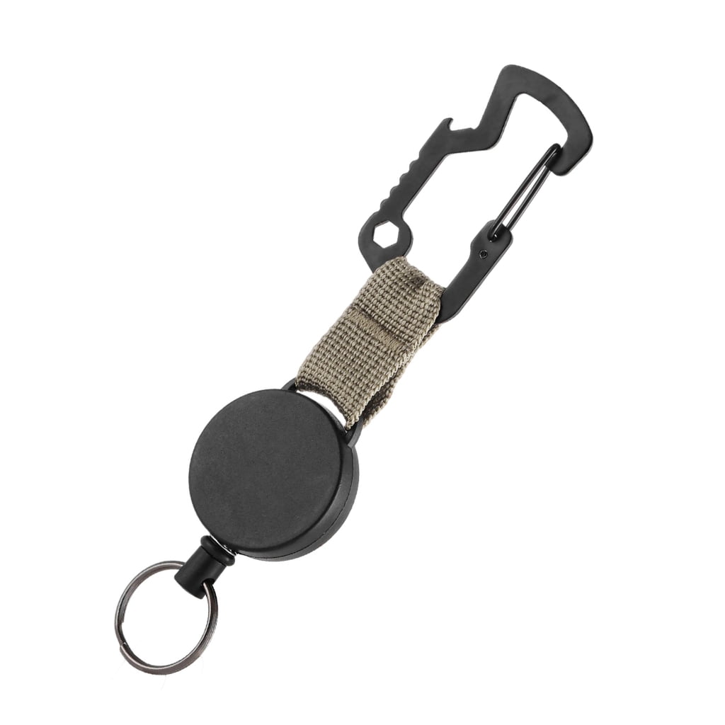 CIYISON Heavy Duty Retractable Pull Badges Steel Wire Rope Buckles Key ...