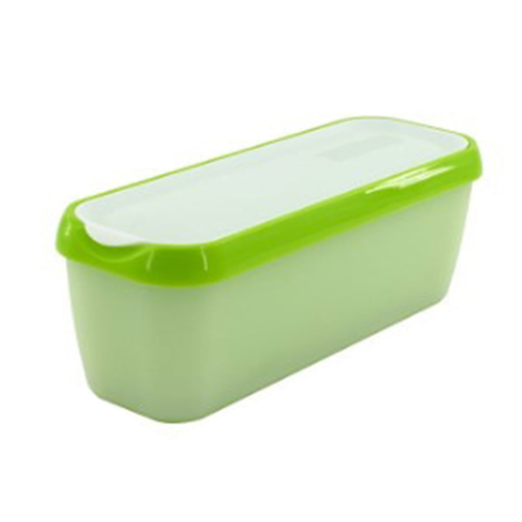 CIYISON Ice Cream Storage Tub Rectangular Reusable Ice Cream Box ...