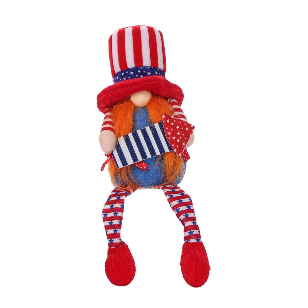 CIYISON Independence Day Gnome Long Leg Patriotic Veterans Day Nisse ...