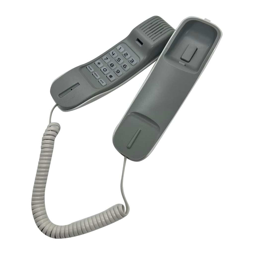 CIYISON KX-T638 Mini Wall Telephone Corded Landline Phone with Mute ...