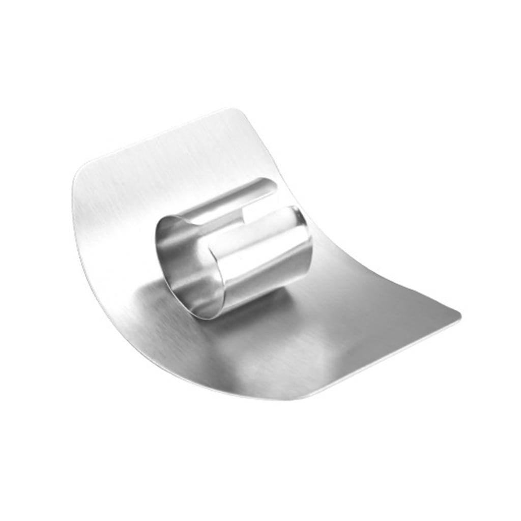 CIYISON Kitchen Finger Hand Protector Guard Stainless Steel Chop Slice ...