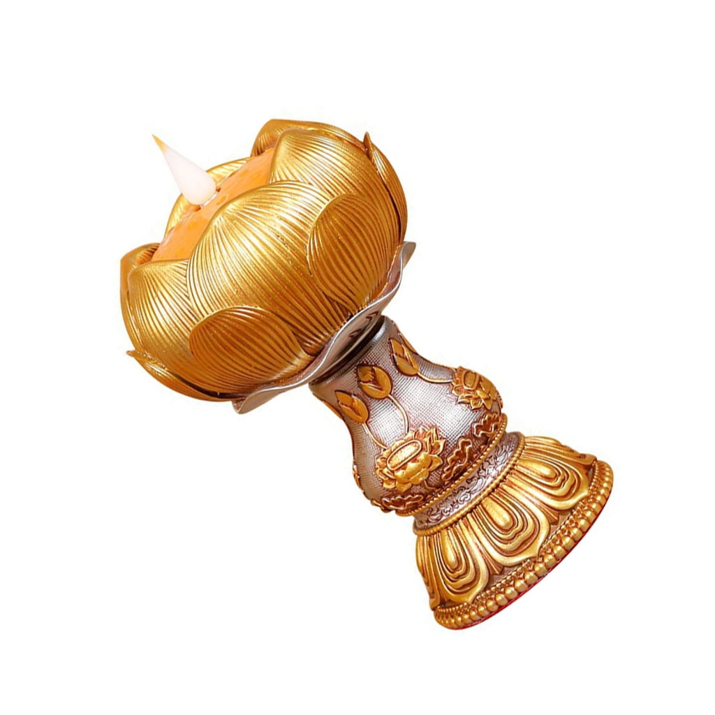 CIYISON LED Simulated Flame Durable LED Resin Lamp for Temple ...