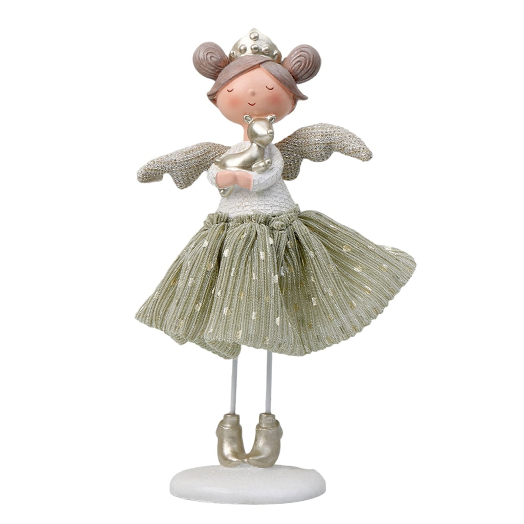 CIYISON Long Leg Girl Statue Home Shelves Desktops Ornament Outdoor ...
