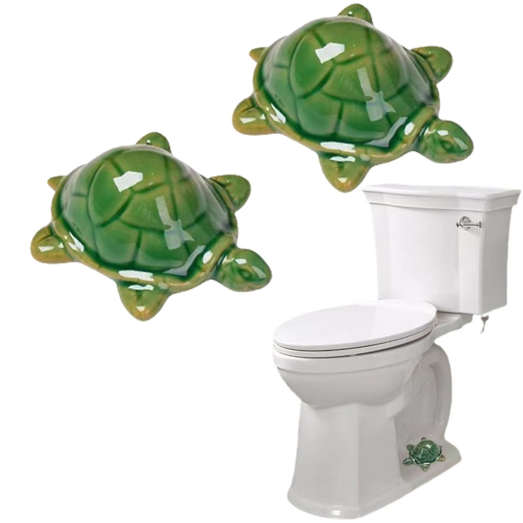 CIYISON Lovely Turtle Toilet Bolt Caps Eye Catching Designings Fun Sea ...