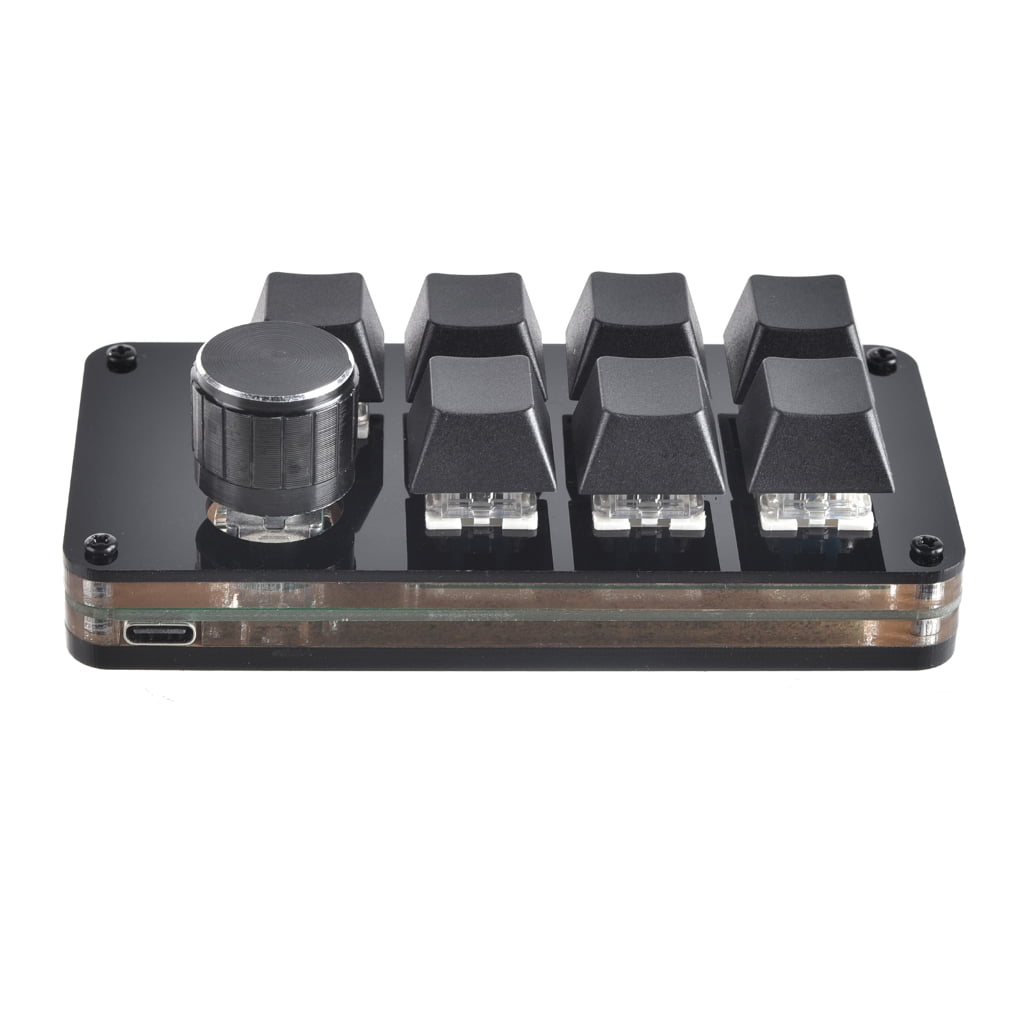 CIYISON Macro Mechanical Keyboard 7 Keys Mini Keyboard with 1 Knob ...