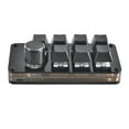 CIYISON Macro Mechanical Keyboard 7 Keys Mini Keyboard with 1 Knob Design Professional ...