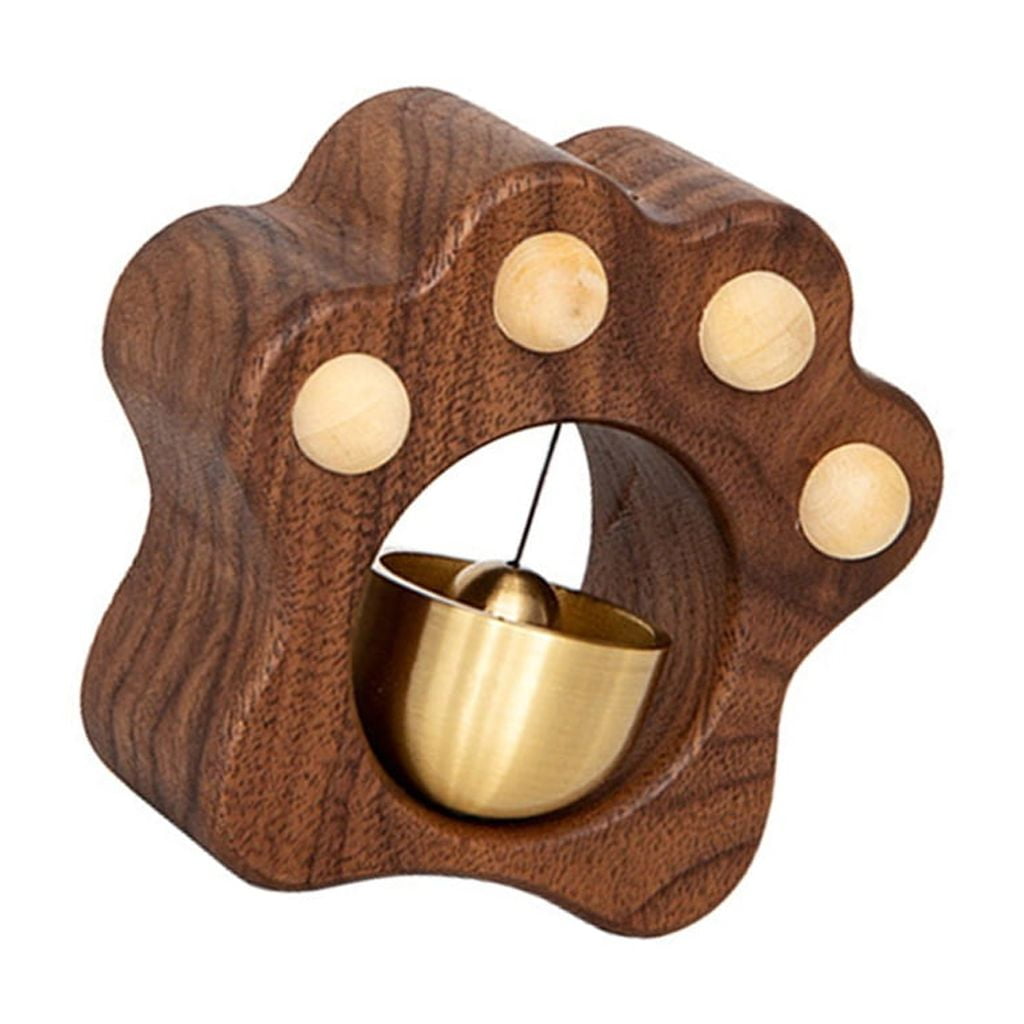 CIYISON Magnetic Shopkeepers Bells Paws Shaped Entering Bells Wood ...