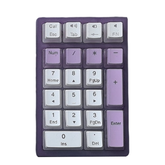 CIYISON Mechanical Number Pad Hot Swappable Numpad Corded USB C 21 Key ...