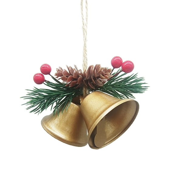 CIYISON Metal Bells Christmas Tree Hanging Bell Decorations for Xmas ...
