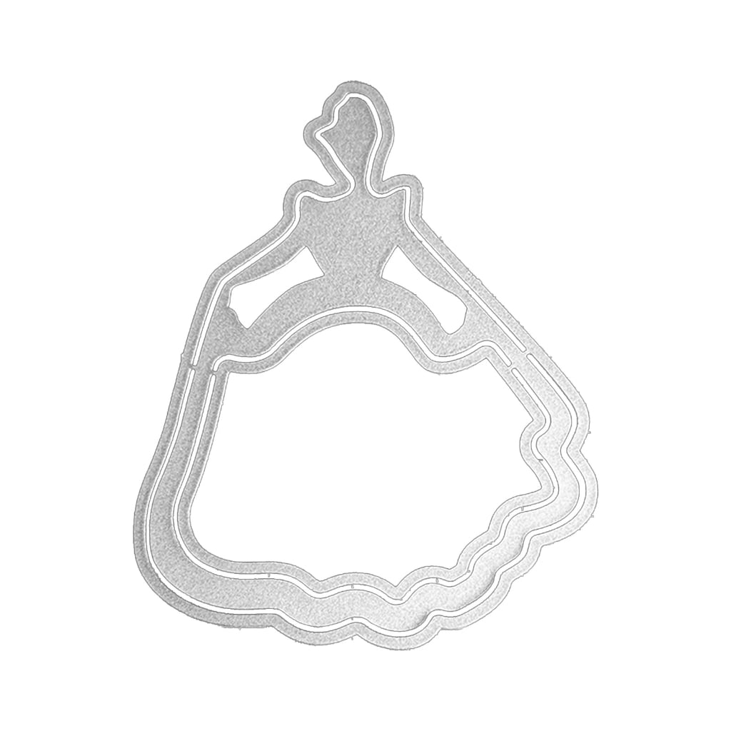 CIYISON Metal Die Cuts Girl Wedding Embossing Stencil Cutting Dies for ...