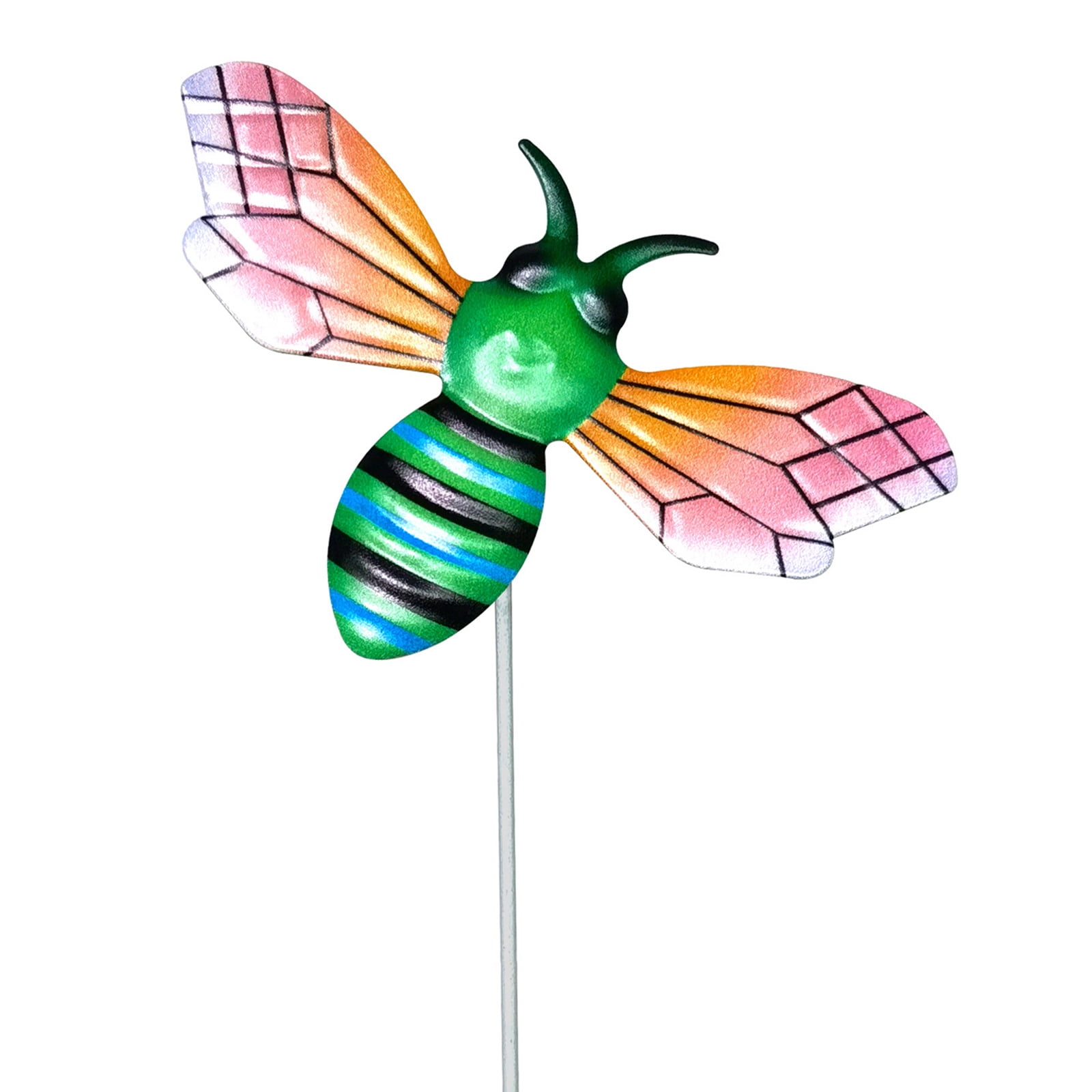 CIYISON Metal Garden Bee Statue Art Dwarf Decor Cute Iron Ornaments for ...