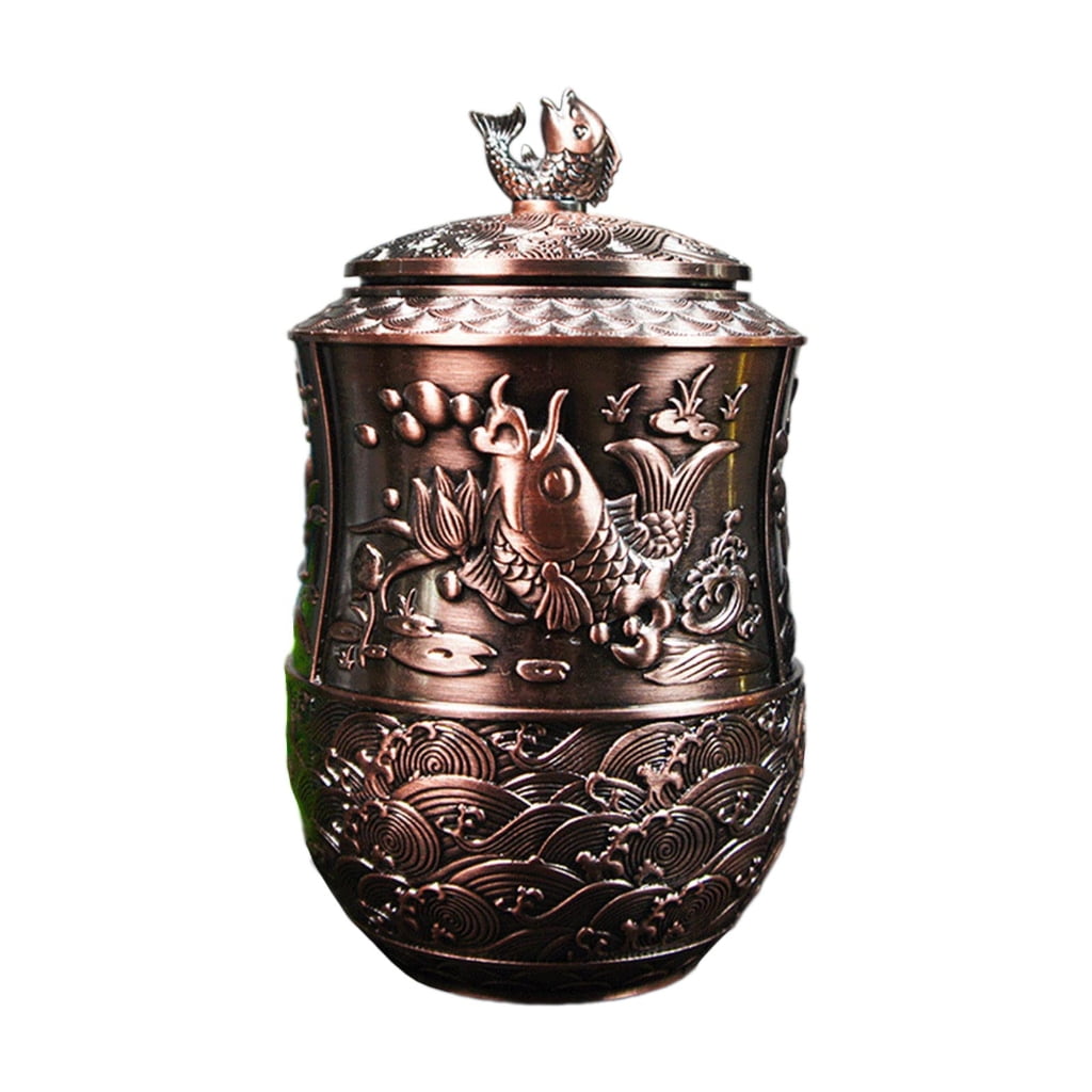 CIYISON Metal Teas Canister with Lid Teas Storage Container with ...
