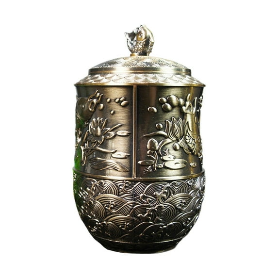 CIYISON Metal Teas Canister with Lid Teas Storage Container with ...