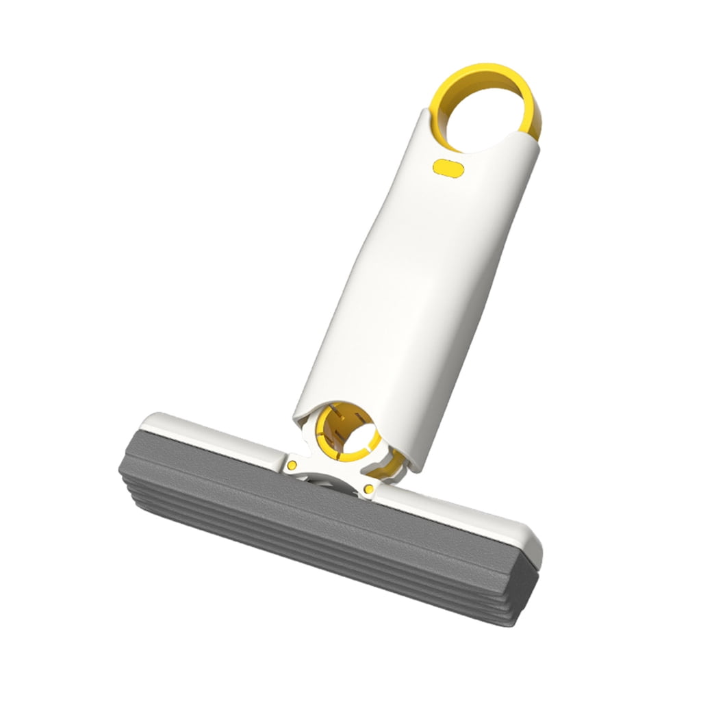 CIYISON Mini Handheld Mop Self-Squeeze Sponge Mop Portable Hand-Free ...