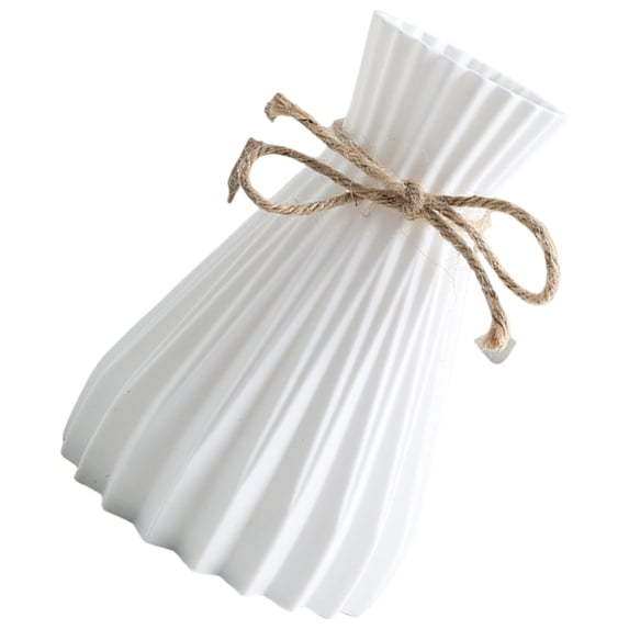 CIYISON Modern Plastic Flower Holder With Natural Rope Detailing ...