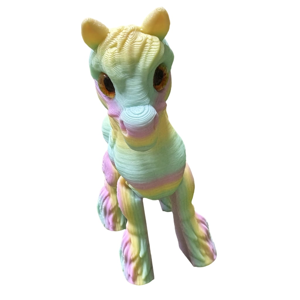 CIYISON Movable Limb And Tail 3D Printing Little Horse Figurine For ...