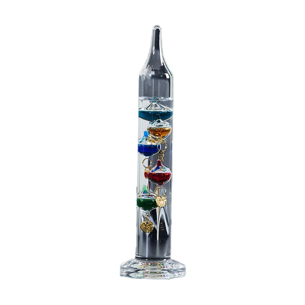CIYISON Multi-Colored Spheres Galileo Thermometer Swing Ball ...