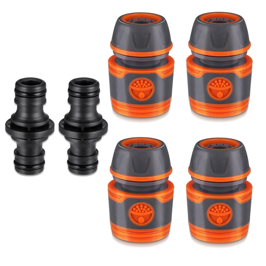 CIYISON Multipurpose Hose Link Set 4 Universal Connectors and 2 Two Way ...