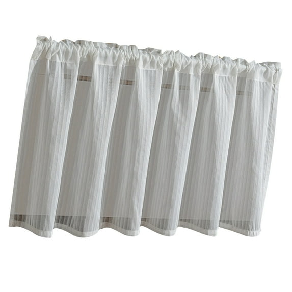 CIYISON Neutral Short Curtain Panels Drop Rustics Linens Materials Rod ...