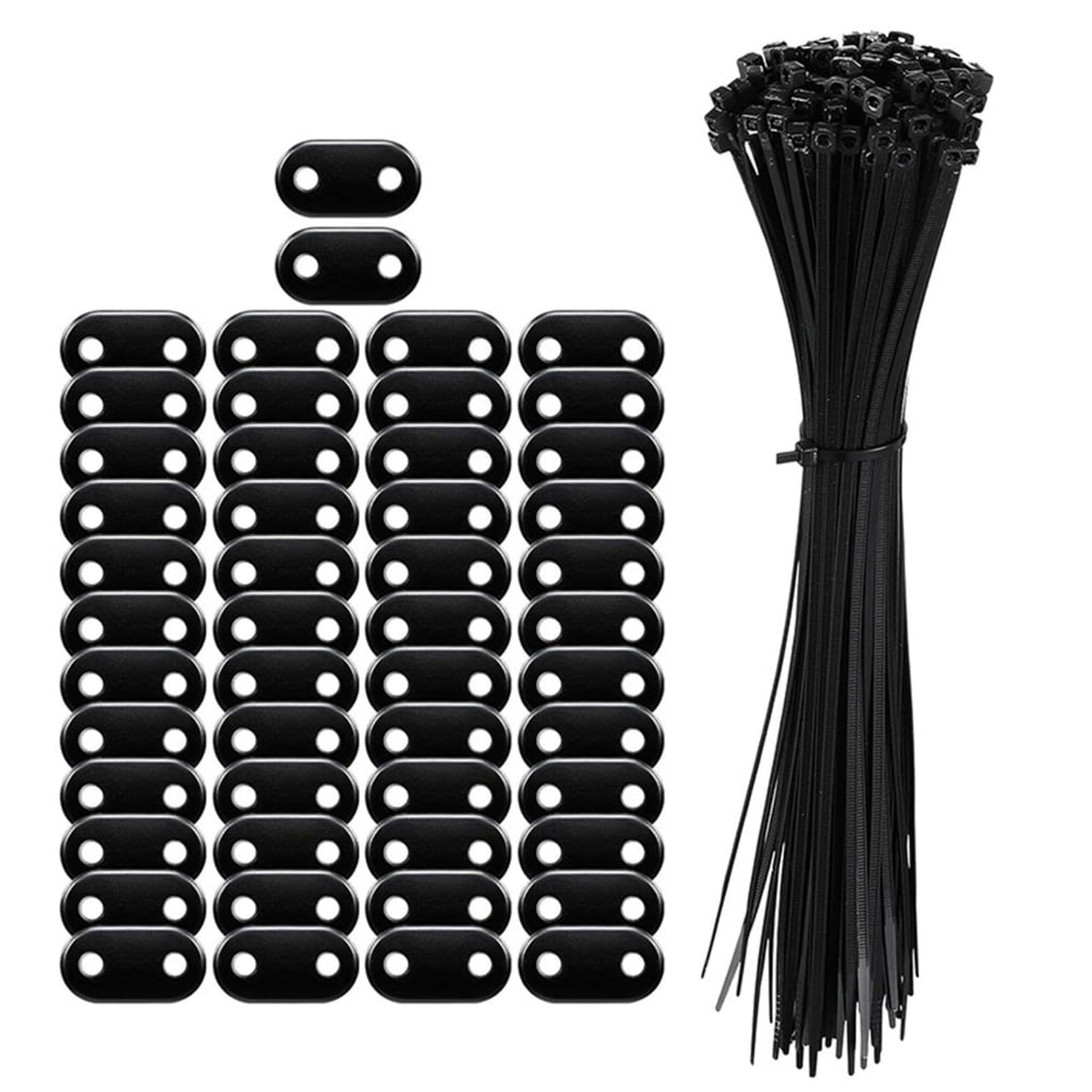 CIYISON Outdoor Mounting Clips and Cable Ties for Balcony Fence Privacy ...