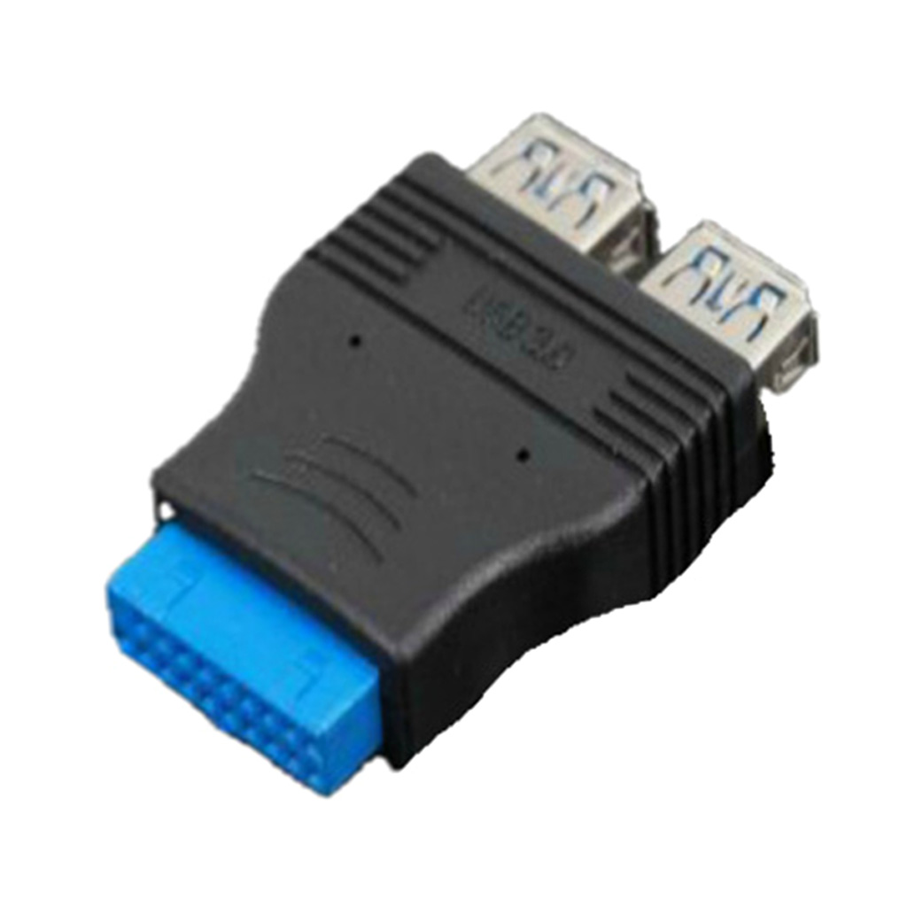 CIYISON PC Internal Motherboard 20pin to 2-Port Connector Expand USB 3. ...