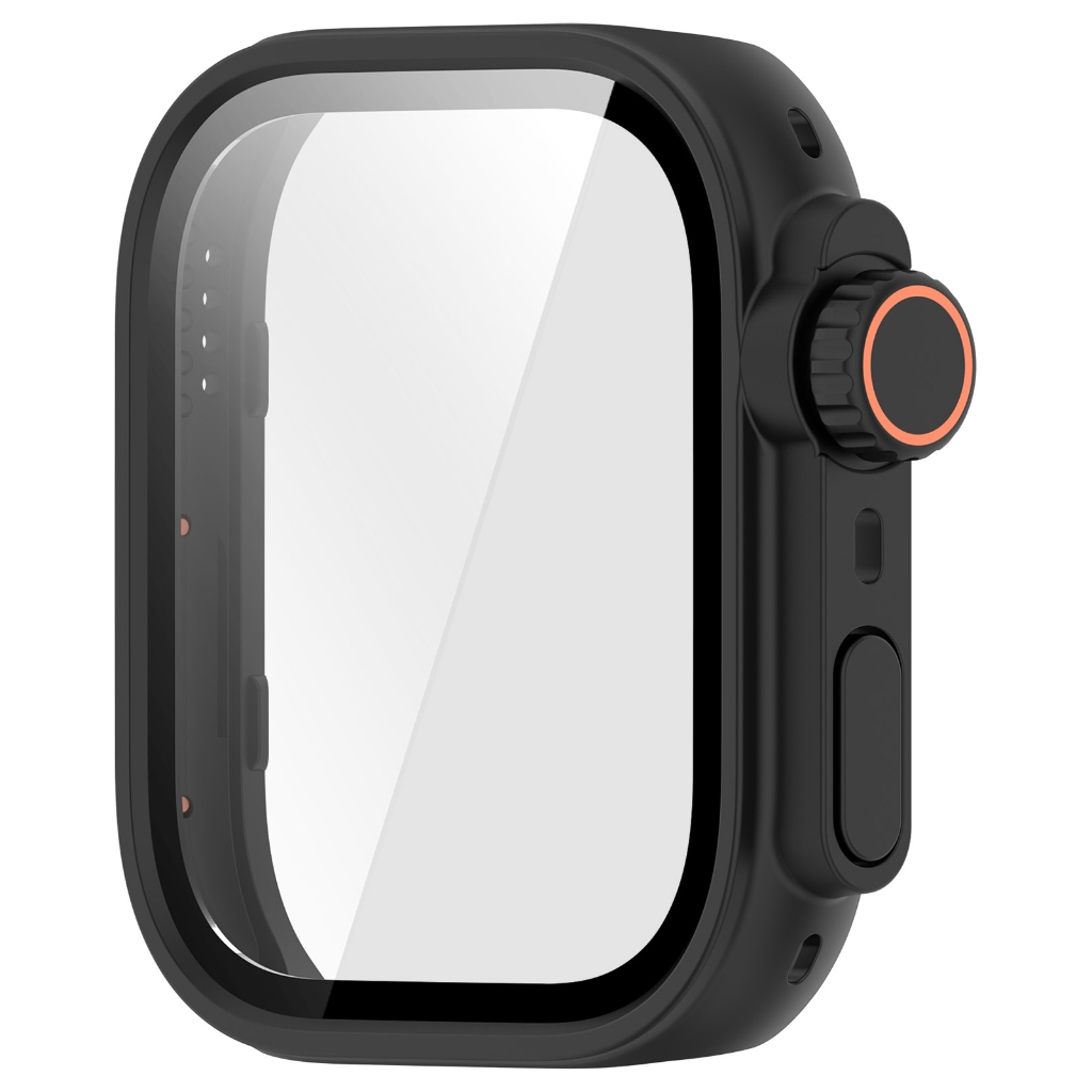 CIYISON PC Screen Protector Sleeve for Watch Fit 4 Tempered Glass Full ...