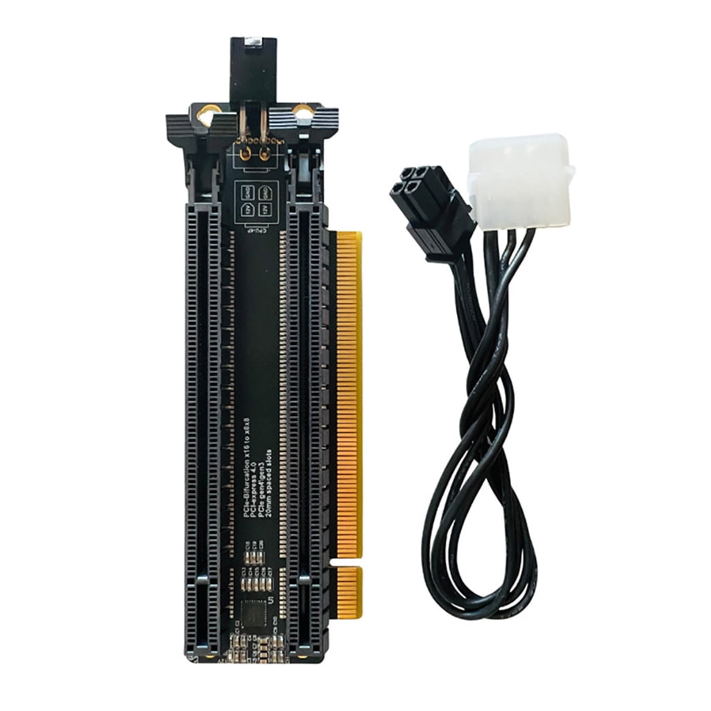 CIYISON PCIe4.0 X16 1 To 2 Expansion Card Gen3\GEN4 Split Card X8X8 ...