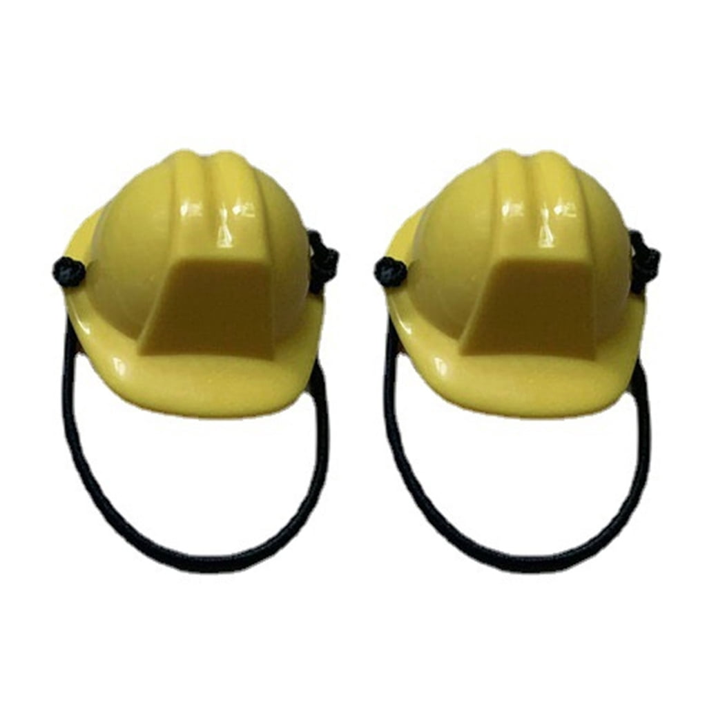 CIYISON Pack Of 2 Mini Pet Safety Helmets Adjustable Construction Hat ...