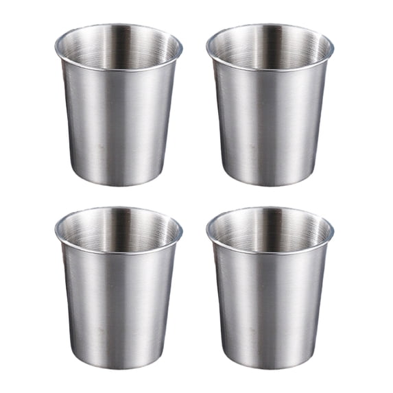 CIYISON Pack Of 4 Multifunctional Stainless Steel Cups For Kids ...