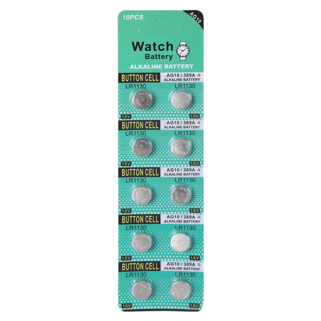 CIYISON Pack of 10pcs High Energy LR1130 Button Cell Batteries 1.5V ...