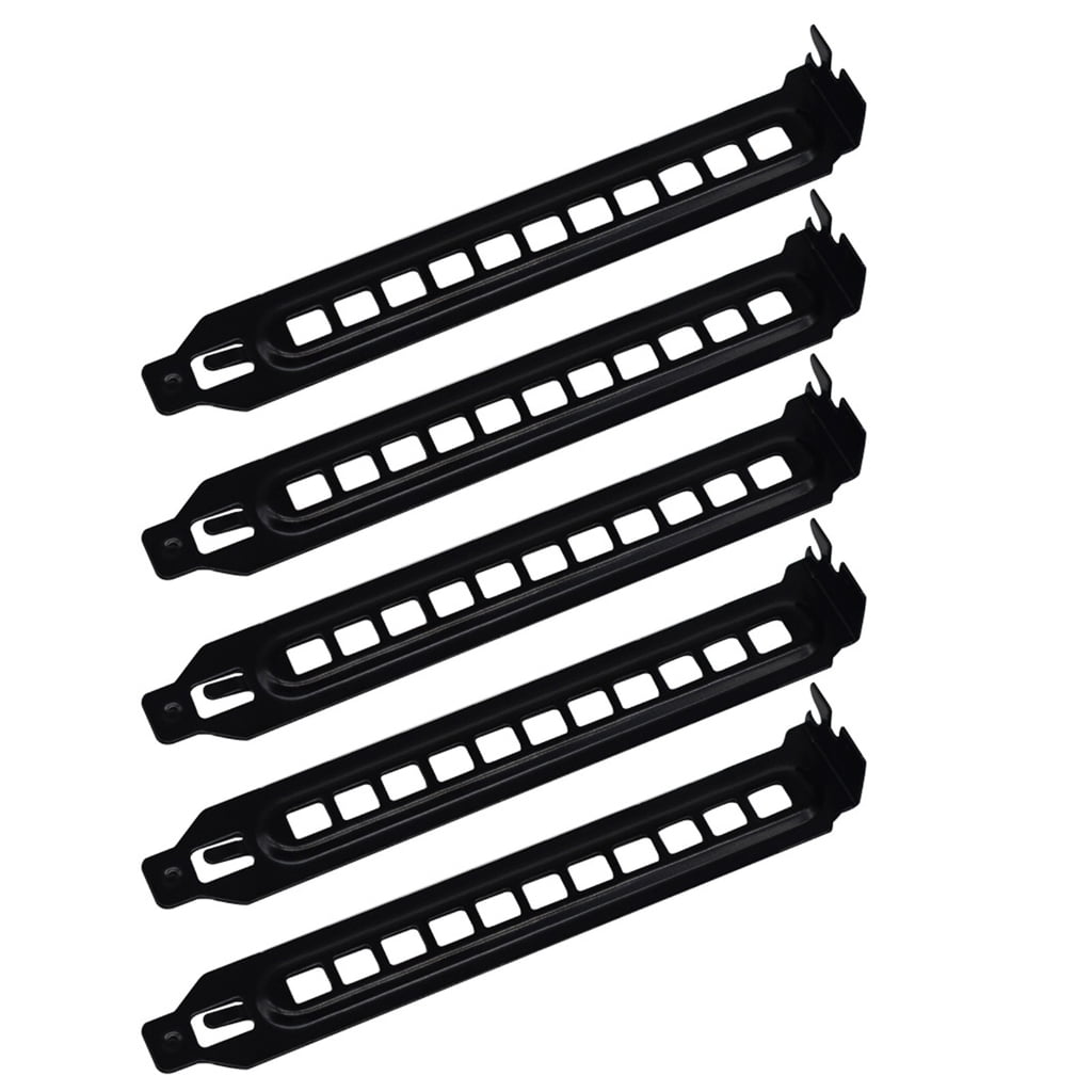 CIYISON Pack of 5pcs PCI Slot Covers for PC Case Dustproof Quick Heat ...