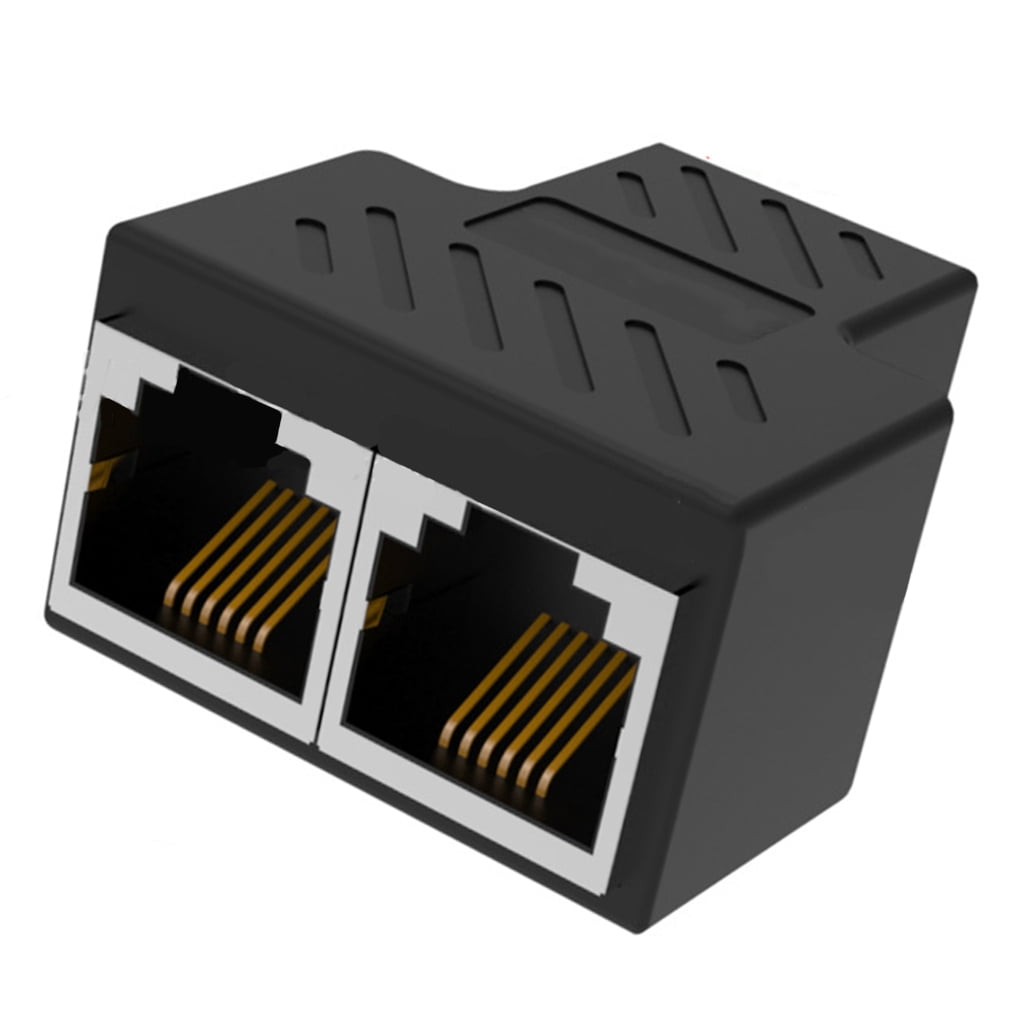 CIYISON Phone Splitter 2 Way Telephone Adapter RJ11 6P6C 1 Female to 2 ...