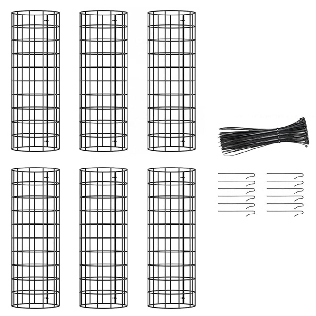 CIYISON Plant Guards Protectors Metal Stakes Tree Trunk Protectors ...